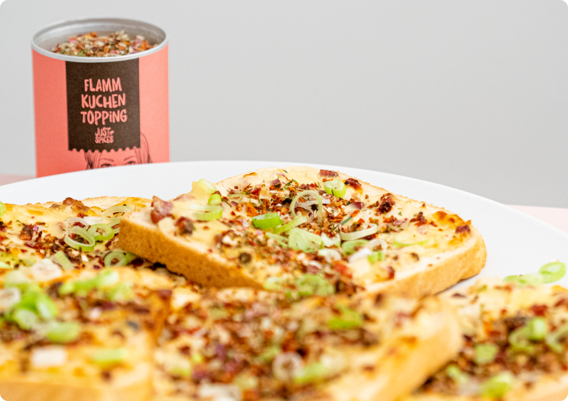 Flammkuchen Topping | Gewürzmischung | JUST SPICES®