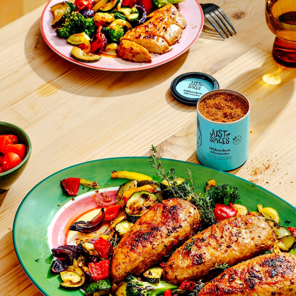 Gemüsepfanne mit planted.chicken Filet | Rezept | JUST SPICES®