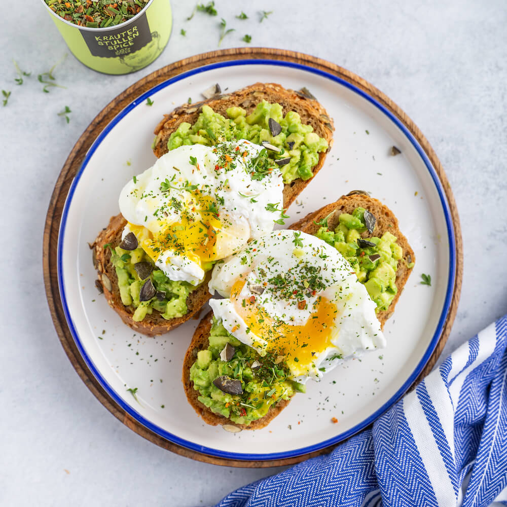 Brot mit pochiertem Ei | Rezept | JUST SPICES®
