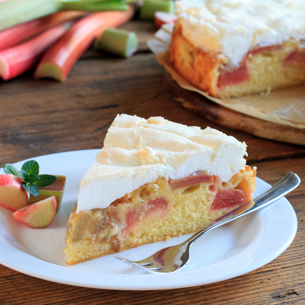 Spannende Rezept Rhabarberkuchen Mit Baiser Bilder