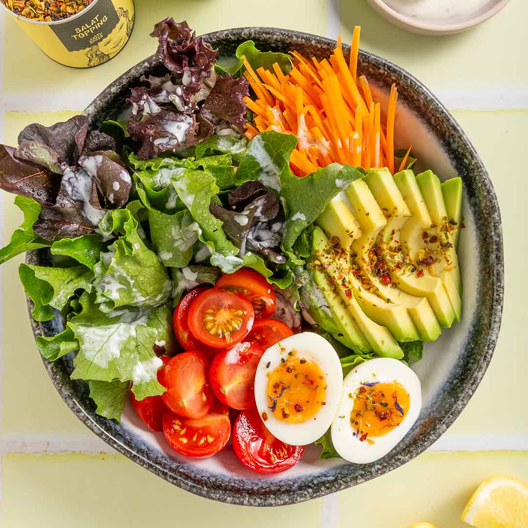 Salat mit Ei | Rezept | JUST SPICES®