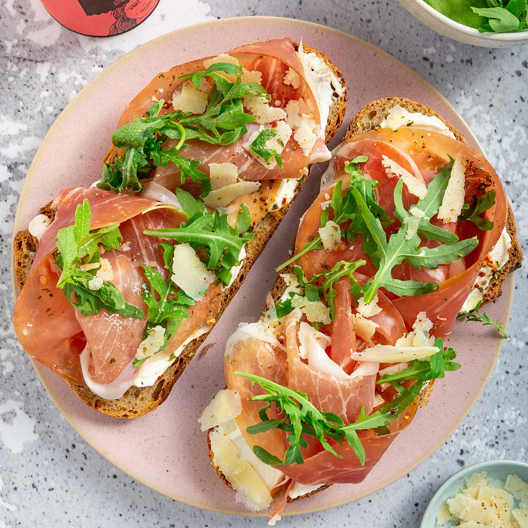 Schinken Stulle mit Rucola | Rezept | JUST SPICES®